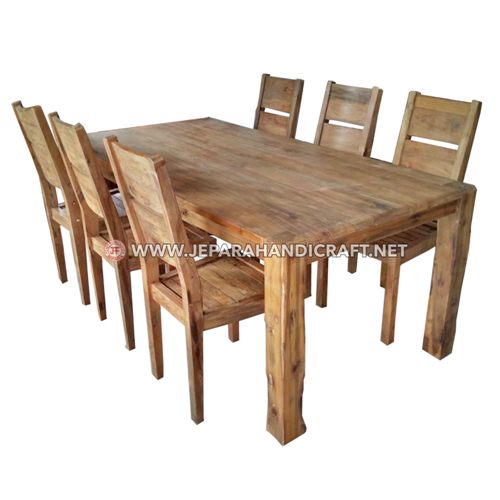 TOKO SET MEJA KURSI MAKAN ANTIK - Jati Kuno Asli Jepara